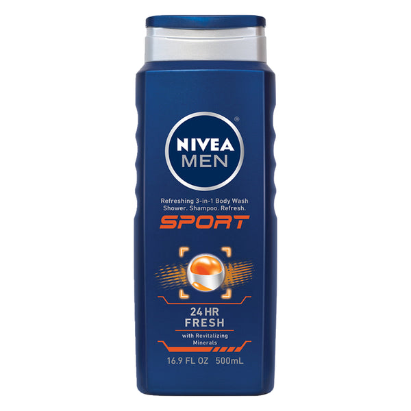 NIVEA MEN Sport Body Wash, 16.9 oz - Buy Best Men's Body Wash in Kenya – Western Cosmetics