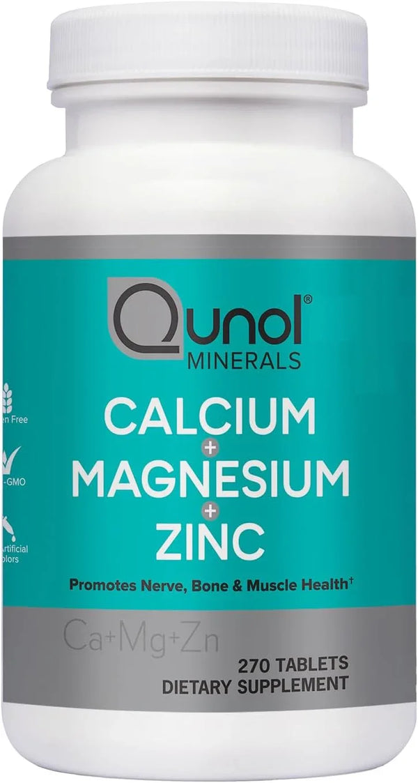 Qunol Minerals Calcium Magnesium Zinc Supplement - Kenya – Western ...